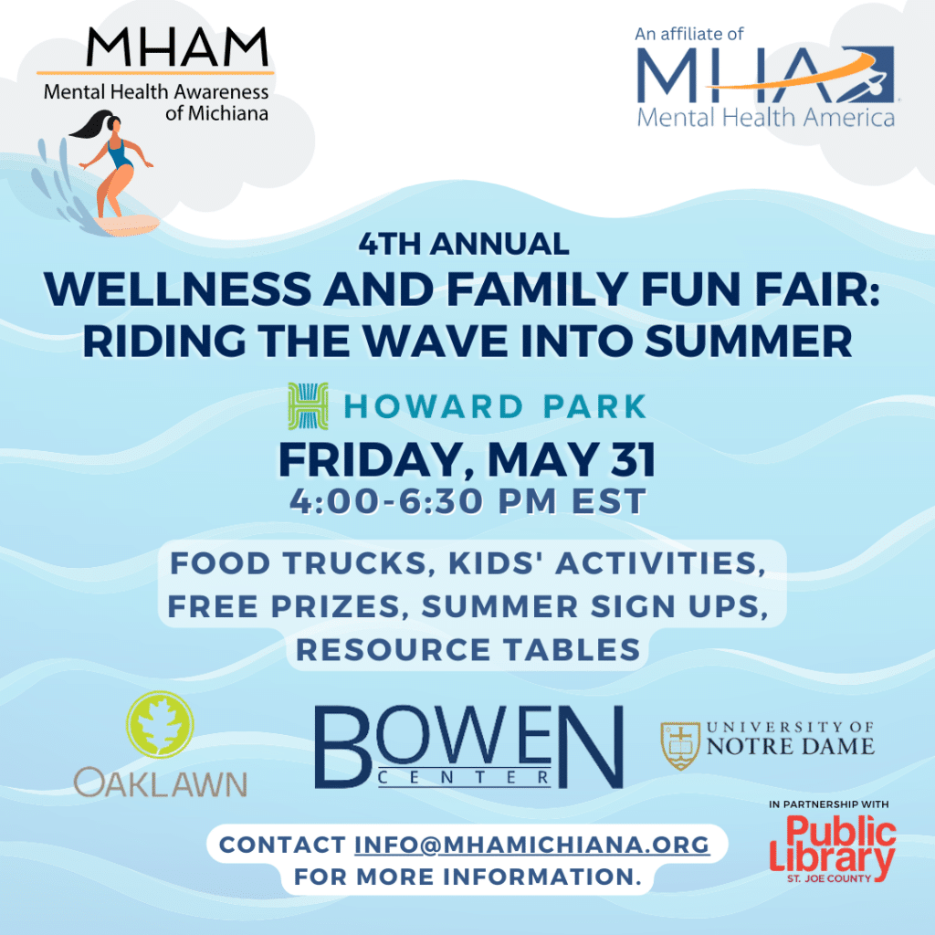 "Wellness & Family Fun Fair" at Howard Park! - Mental Health Awareness ...