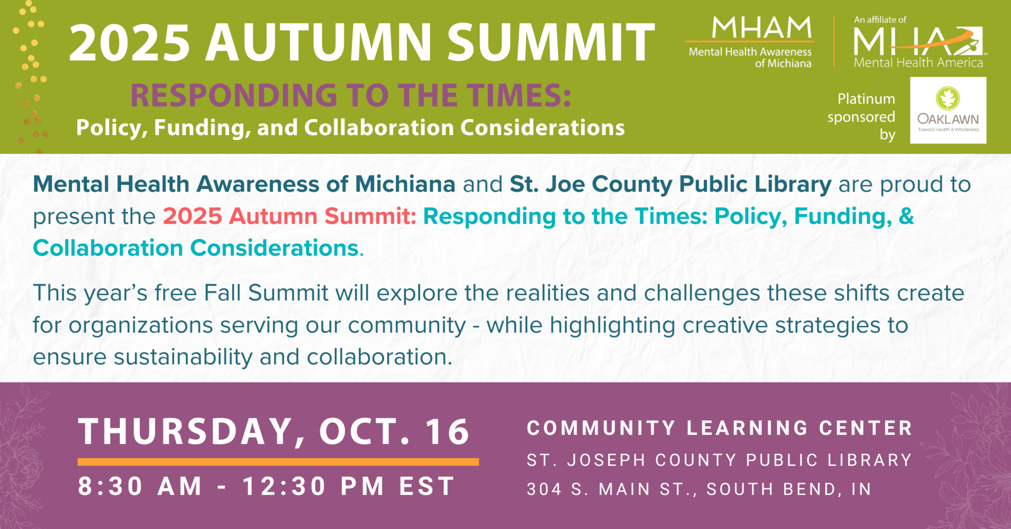 MHAM on 'The State of Mental Health in America 2025' report by MHA - Mental Health Awareness of ...